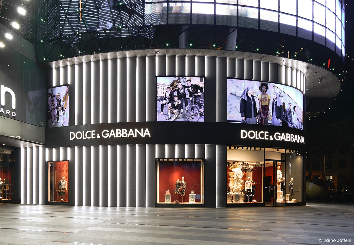 Shop Façade LED Lighting System D&G - DZ Engineering